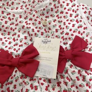 Rachel Riley | Dresses | Nwt Rachel Riley Mini Strawberry Dress | Poshmark
